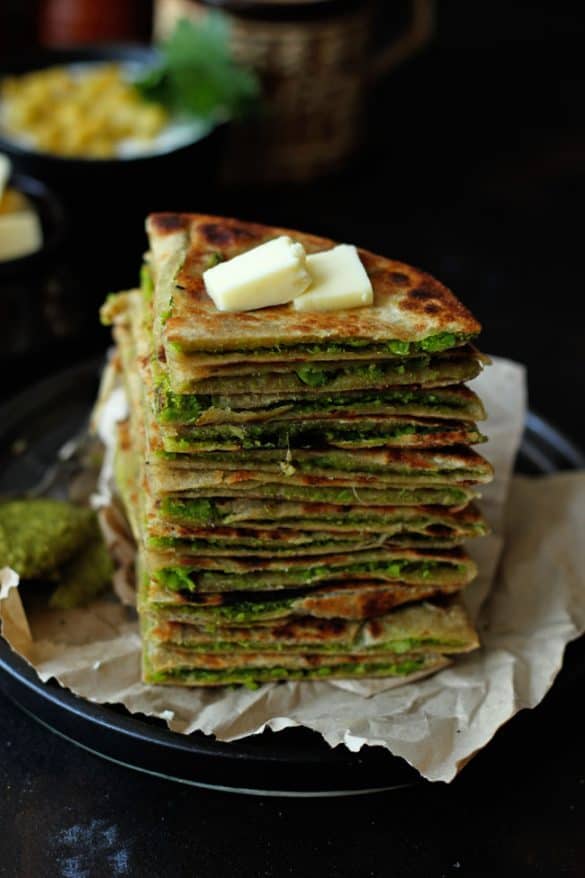 Matar Paratha Recipe - Fun FOOD Frolic