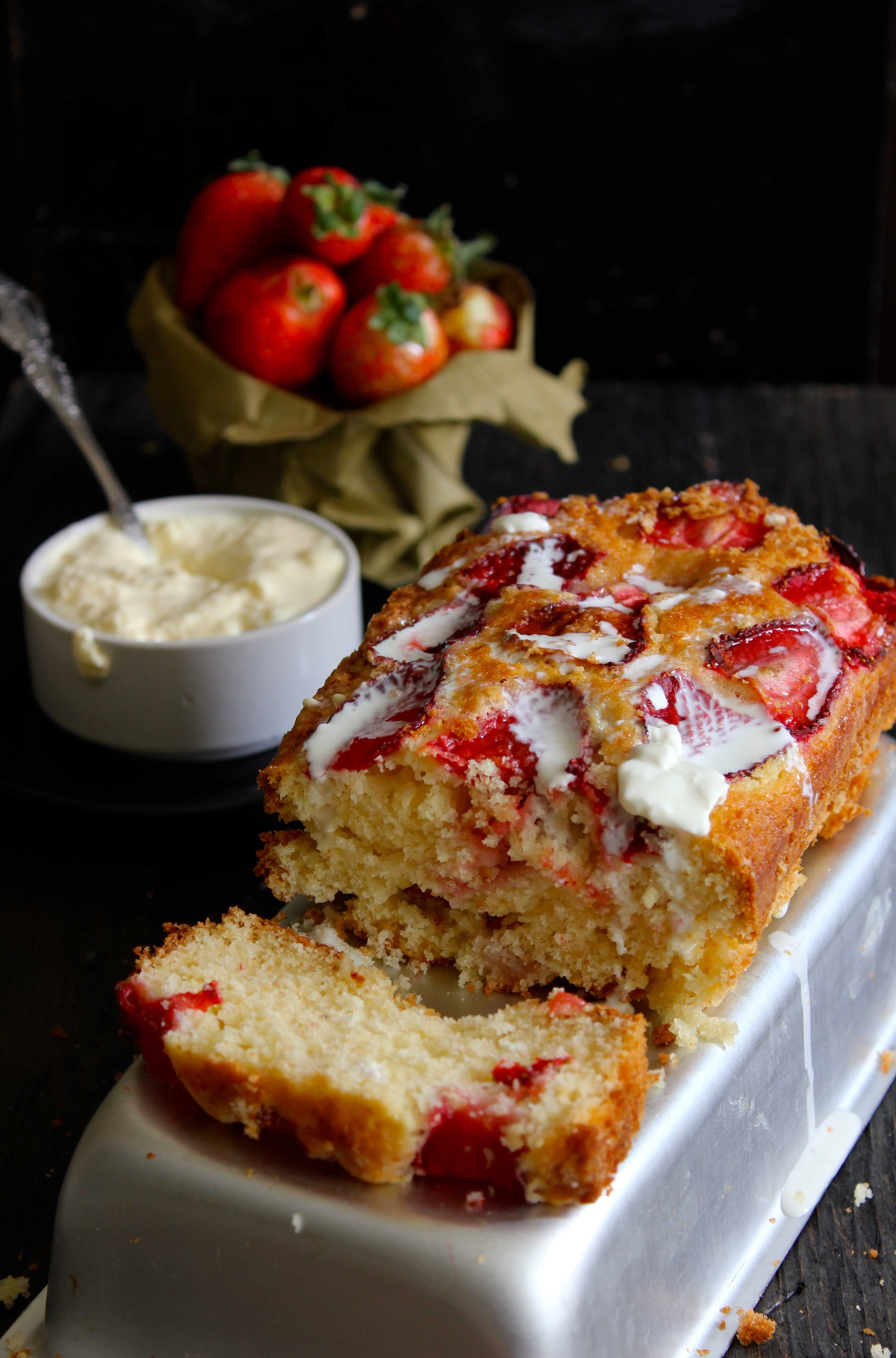 Tea Time Strawberry Cake Recipe - Fun FOOD and Frolic