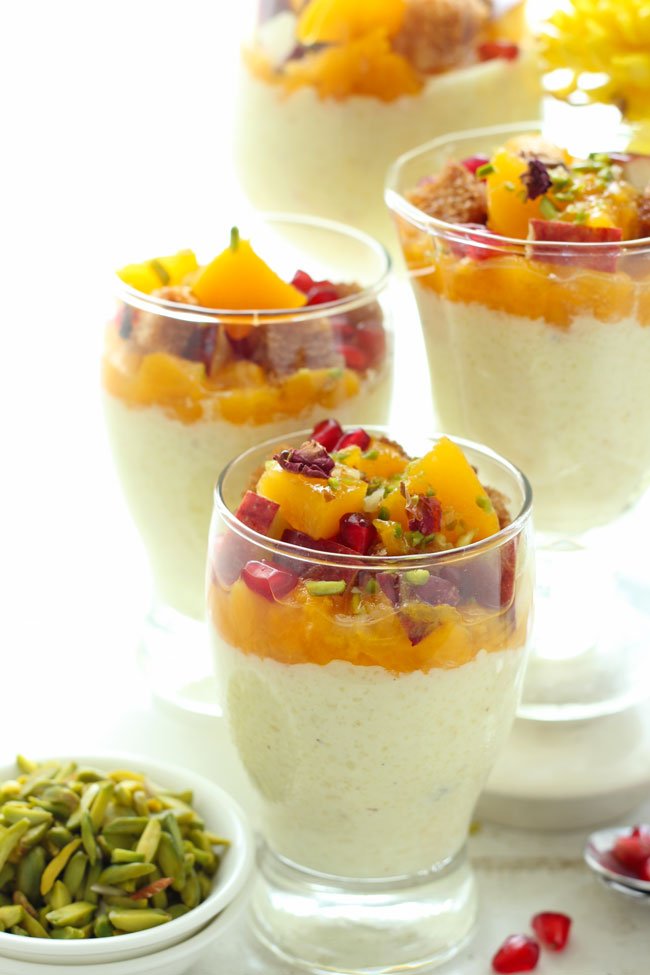 Makhana Phirni Recipe | Kesar Makhana Phirni Parfait - Fun FOOD Frolic