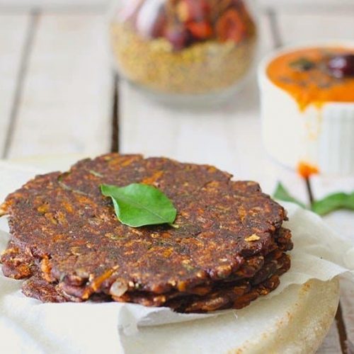 Ragi Rotti (Finger millet flatbread) - Fun FOOD Frolic