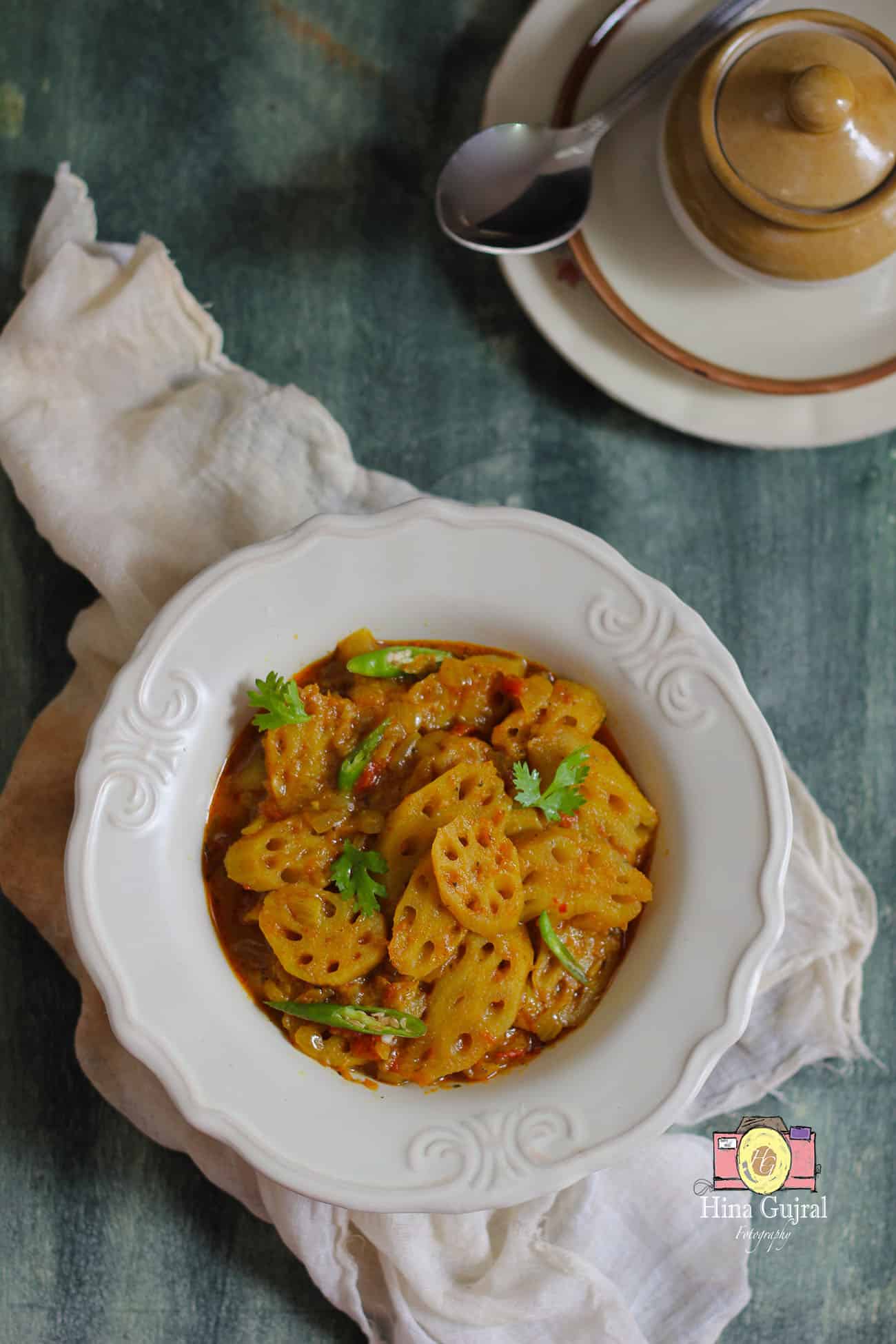 Kamal Kakdi Ki Sabzi (Lotus Stem Curry) - Fun FOOD Frolic