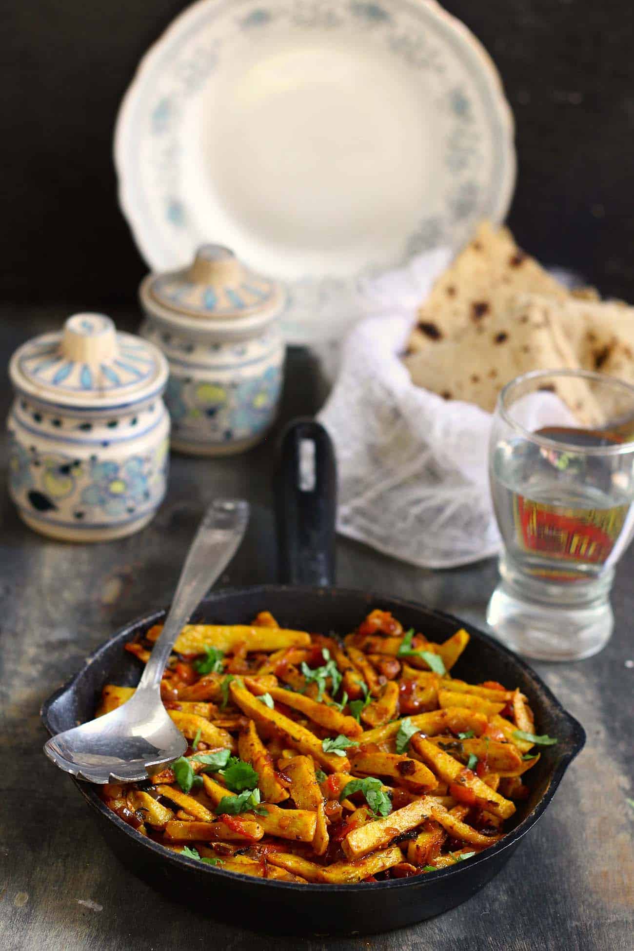 Punjabi Arbi Masala Recipe | How To Make Arbi Fry - Fun Food Frolic