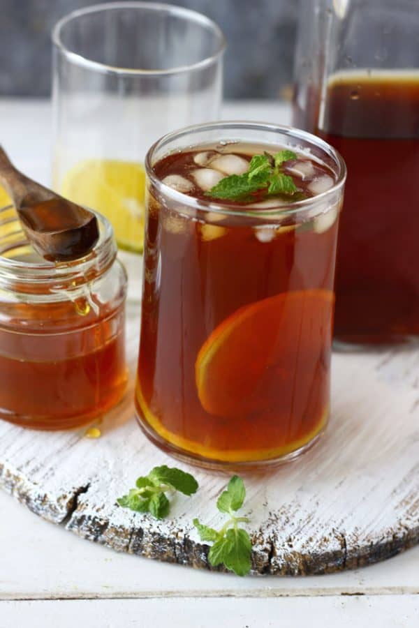 Lemon Iced Tea Recipe - Fun FOOD Frolic