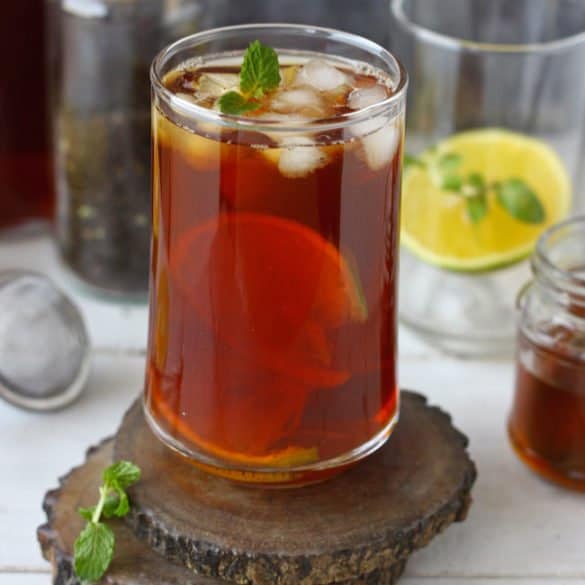 Lemon Iced Tea Recipe - Fun FOOD Frolic