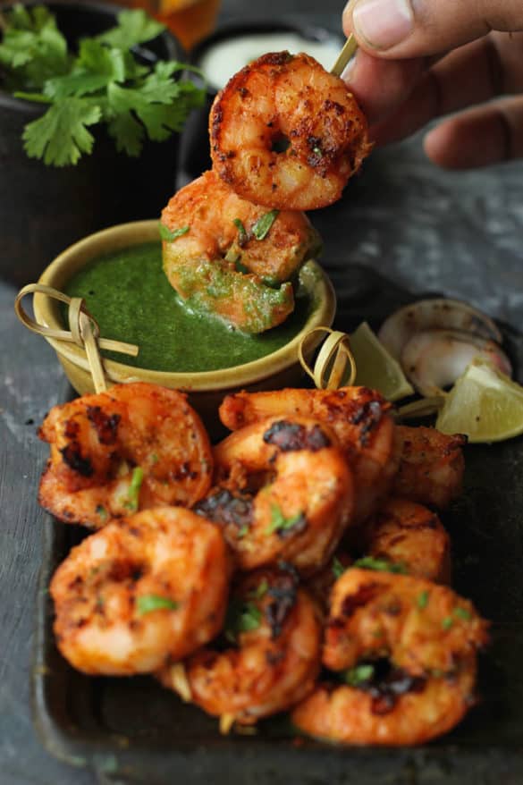 Tandoori Prawns (Jhinga) Recipe - Fun FOOD Frolic