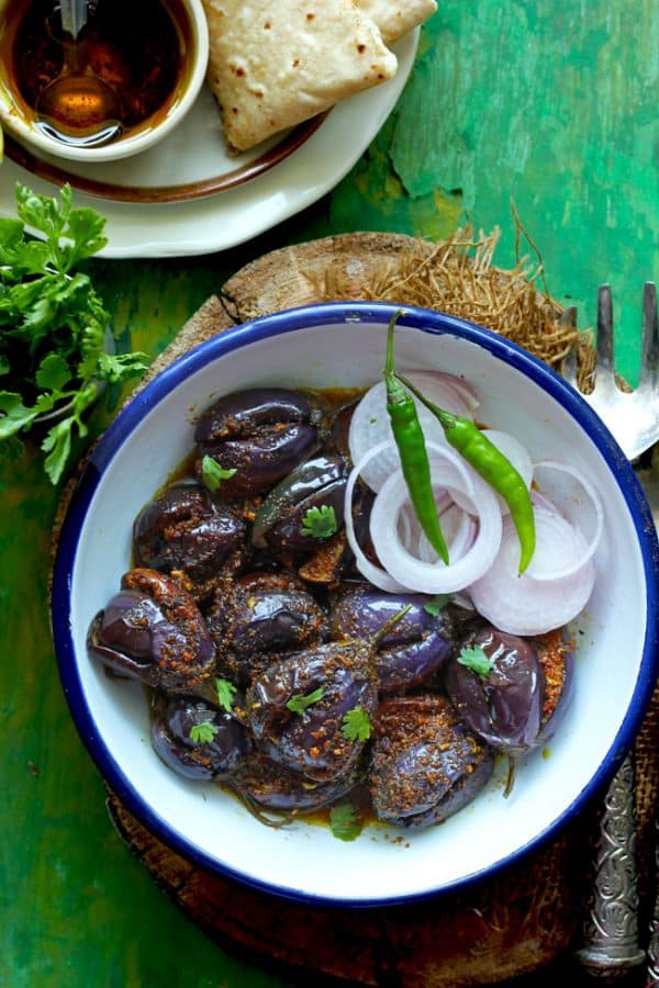 Bharwa Baingan Recipe (Achari Baingan) - Fun FOOD Frolic