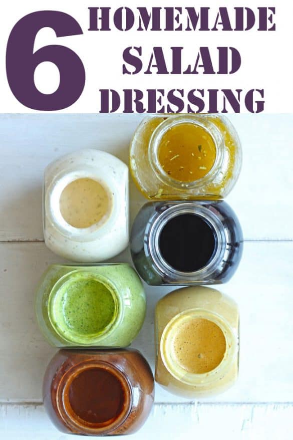 6 Salad Dressing Recipes (Gluten-Free) - Fun FOOD Frolic