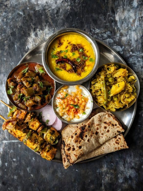 25 Indian Thali Ideas + Recipes - Fun FOOD Frolic