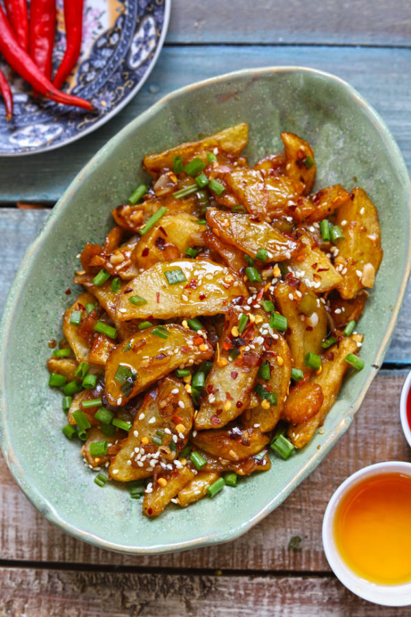 Honey Chilli Potato Recipe - Fun FOOD Frolic