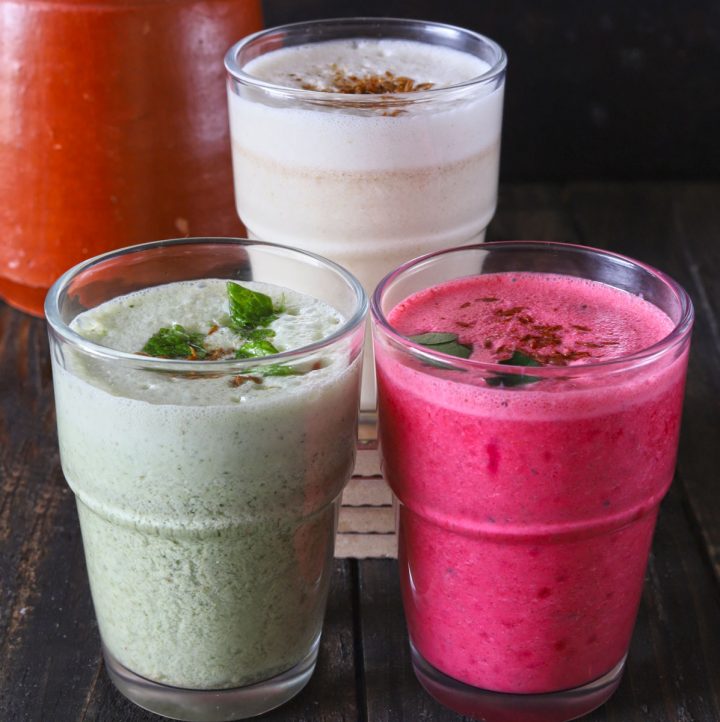 Chaas Recipe (Indian Buttermilk 3 Flavours) - Fun FOOD Frolic