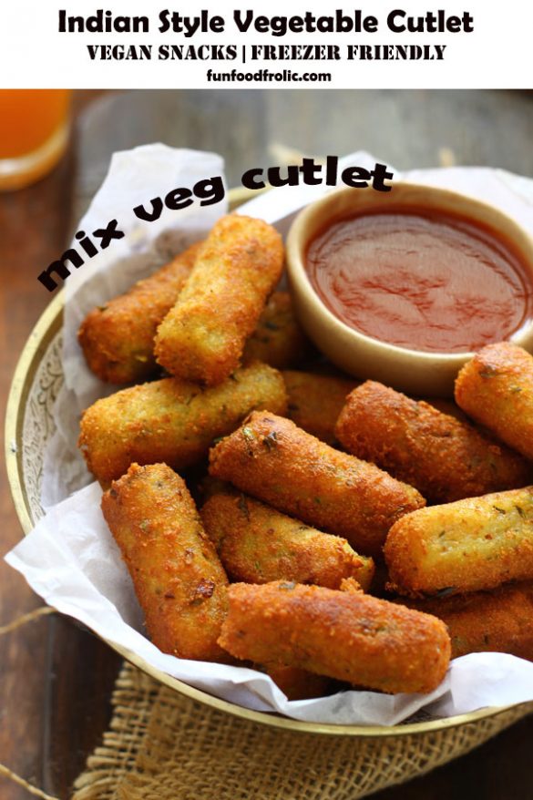 Veg Cutlet Recipe - Fun FOOD Frolic