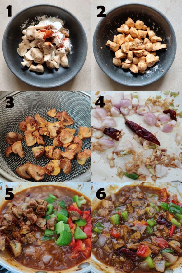 Chilli Mushroom Recipe - Fun FOOD Frolic