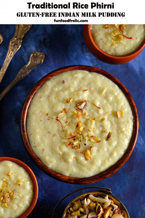 Phirni Recipe (Traditional Firni) - Fun FOOD Frolic