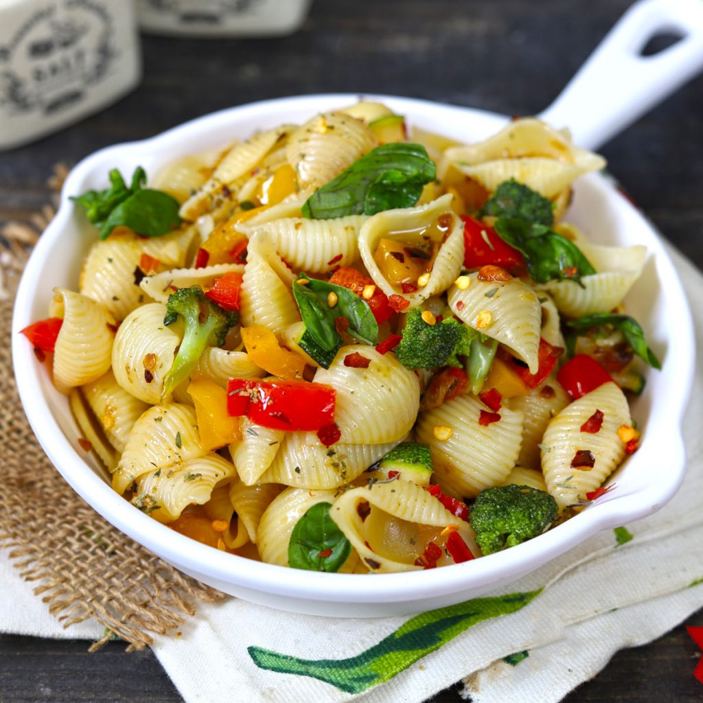 Pasta With Vegetables Recipe (Stir Fry Pasta) - Fun FOOD Frolic