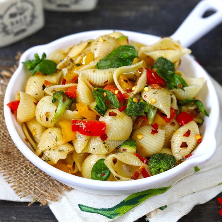 Pasta With Vegetables Recipe (Stir Fry Pasta) - Fun FOOD Frolic