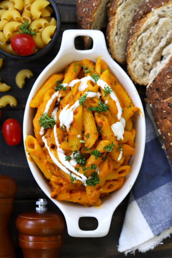 Makhani Sauce Pasta Recipe - Fun FOOD Frolic