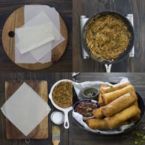 Veg Spring Roll Recipe - Fun Food Frolic