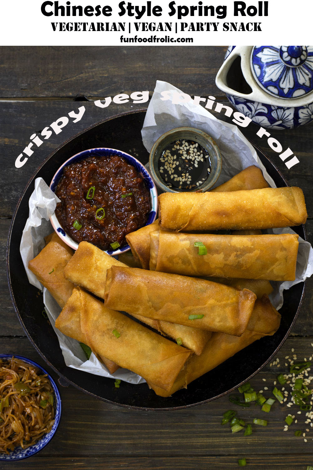 Veg Spring Roll Recipe - Fun Food Frolic