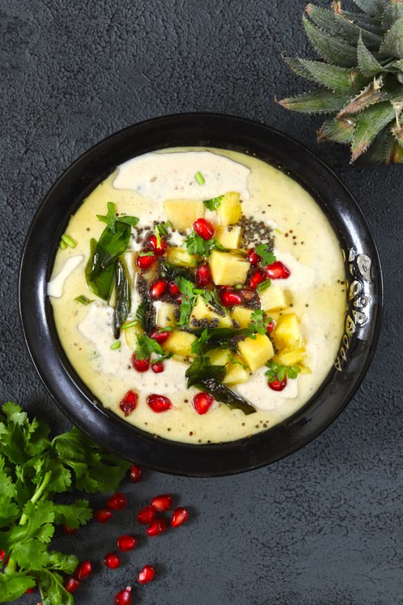 Pineapple Raita Recipe (Ananas Ka Raita) - Fun FOOD Frolic
