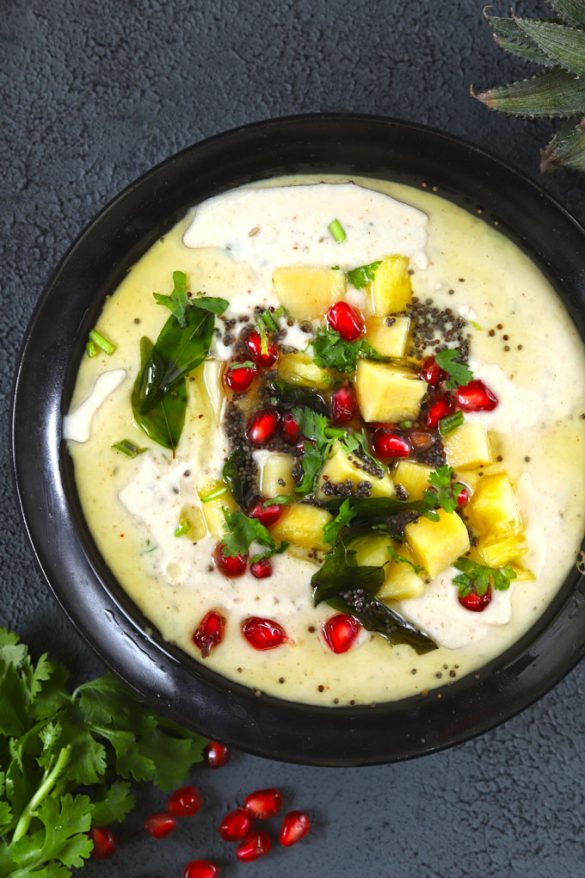 Pineapple Raita Recipe (Ananas Ka Raita) - Fun FOOD Frolic