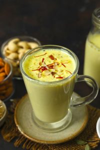Badam Milk Recipe - Fun FOOD Frolic