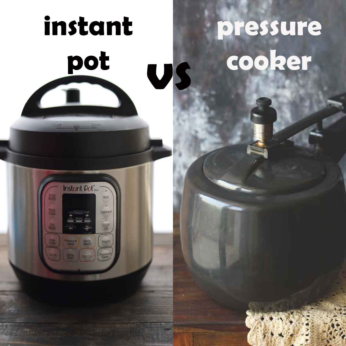 Instant Pot Vs Pressure Cooker Fun FOOD Frolic
