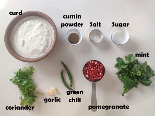 Mint Raita Recipe (Anar Pudina Raita) - Fun FOOD Frolic