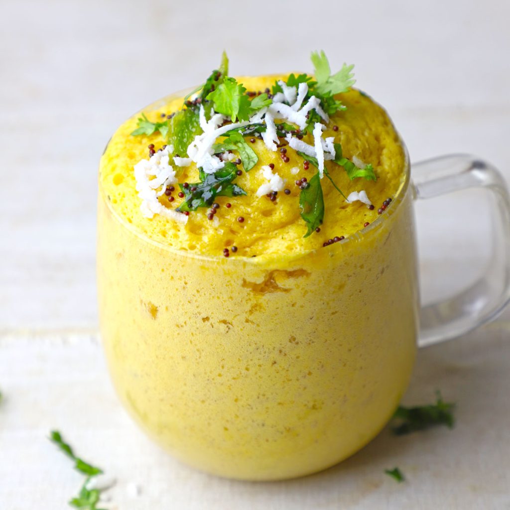 Dhokla Recipe (Instant Mug Dhokla) - Fun FOOD Frolic