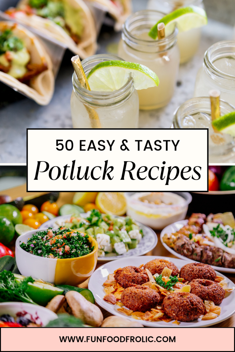 50 Easy Potluck Recipes - Fun FOOD Frolic