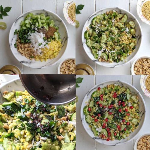 Kosambari Salad Recipe (Cucumber Salad) - Fun FOOD Frolic