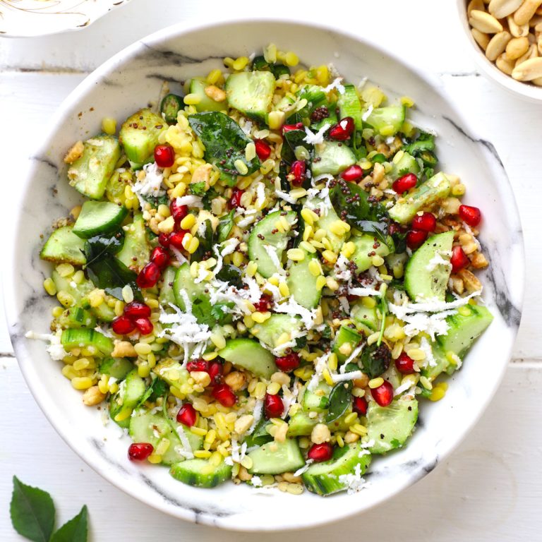 Kosambari Salad Recipe (Cucumber Salad) - Fun FOOD Frolic