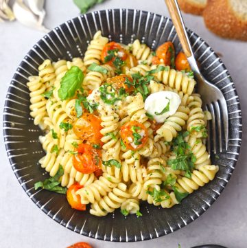 Fusilli Pasta Caprese - Fun FOOD Frolic