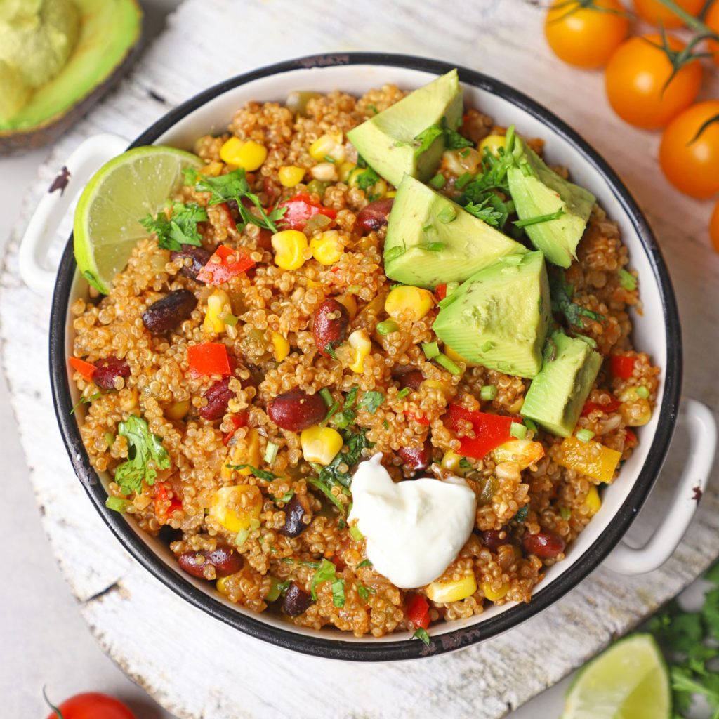 One Pot Mexican Quinoa Recipe - Fun FOOD Frolic