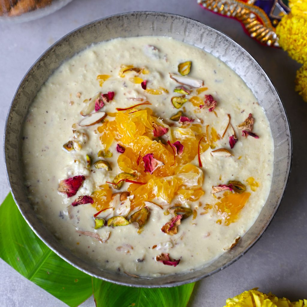 Orange Kheer Recipe - Fun FOOD Frolic