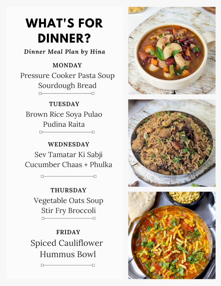 Dinner Meal Plan Week 2 - Fun FOOD Frolic