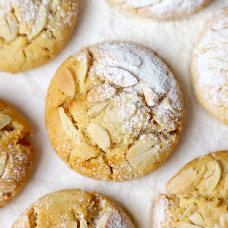 Easy Almond Cookies Recipe - Fun FOOD Frolic
