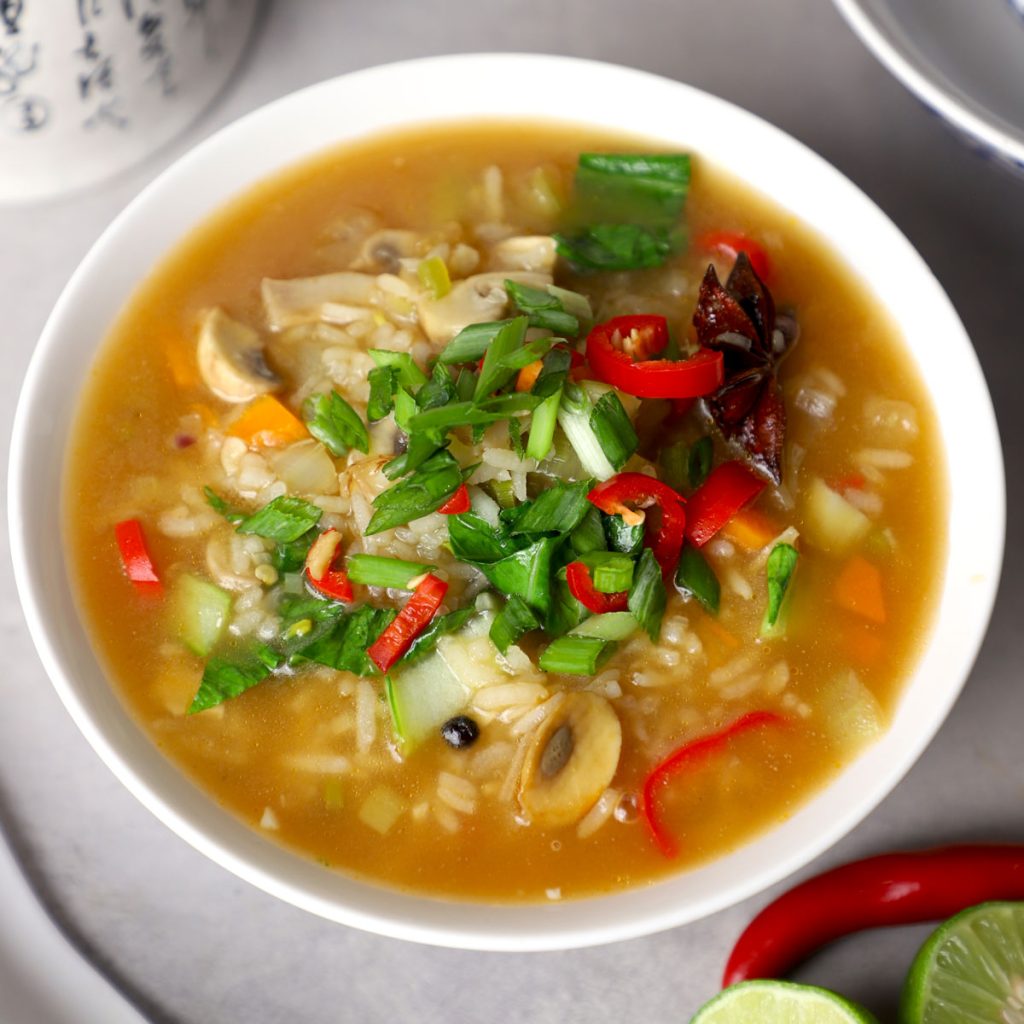 Vegetable Rice Soup Recipe - Fun FOOD Frolic