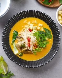 Vegetarian Laksa Soup Recipe - Fun FOOD Frolic