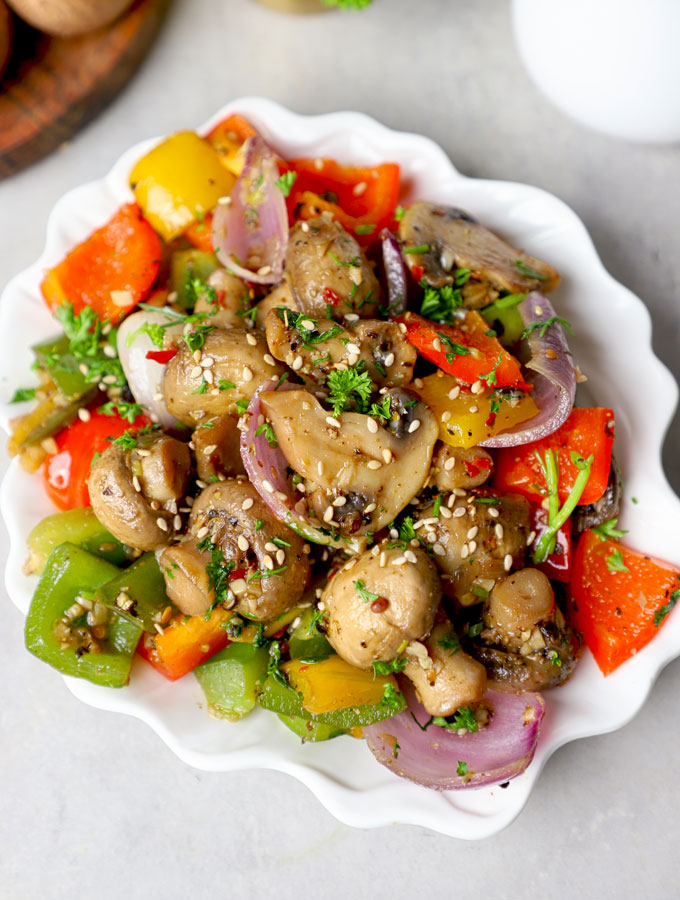 Mushroom Pepper Fry Recipe - Fun FOOD Frolic